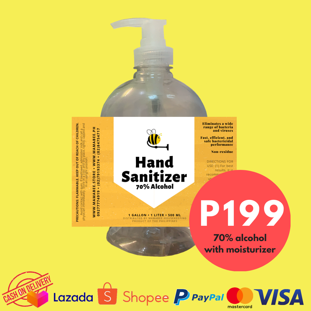 Alcogel Hand Sanitizer 70% Alcohol Gallon / 500ml – MamaBee